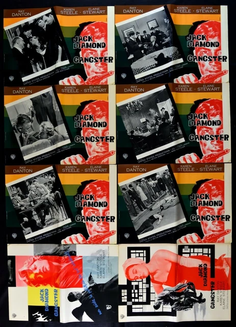 FOTOBUSTE JACK DIAMOND GANGSTER ray danton The Rise and Fall of Legs ...