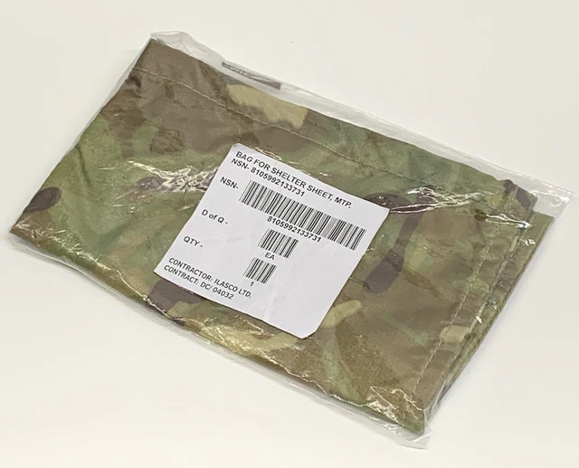 BRITISH ARMY-ISSUE BASHA / Groundsheet Stuff Sack. MTP. New. £9.99 ...
