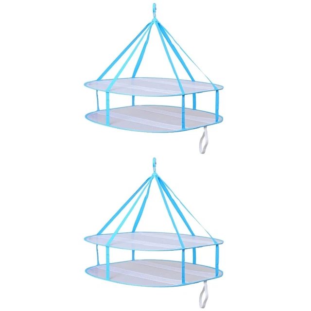 2 PIECES ZUSAMMENKLAPPBARER Wäscheständer Für Kleidung Wäschekorb EUR 41,58 - PicClick DE
