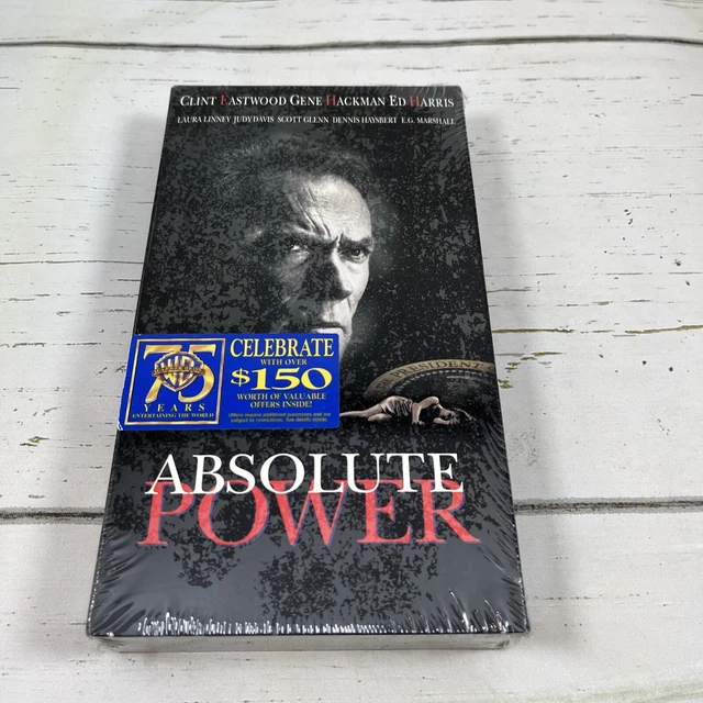 ABSOLUTE POWER (VHS, 1997) Clint Eastwood Gene Hackman Ed Harris NEW ...