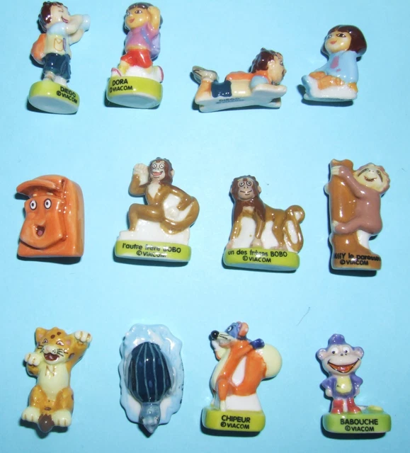 SÉRIE COMPLÈTE DE 12 fèves Dora l'exploratrice EUR 12,00 - PicClick FR