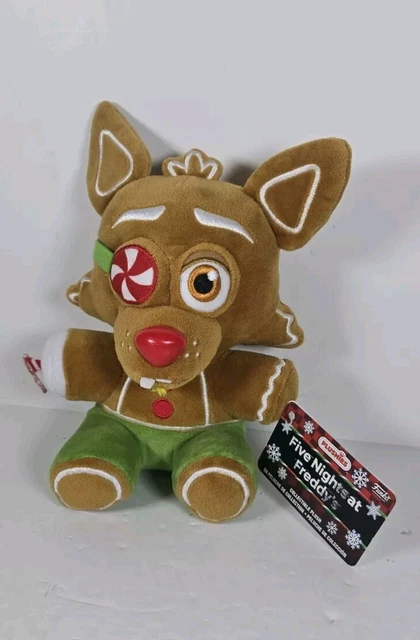 FIVE NIGHTS AT Freddys FNAF Holiday Gingerbread Foxy Plush Soft Toy ...