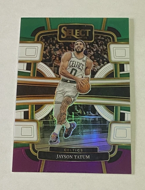 JAYSON TATUM 2023-24 Panini NBA Select #45 Verde Bianco Viola Prizm SP Celtics EUR 2,81 ...