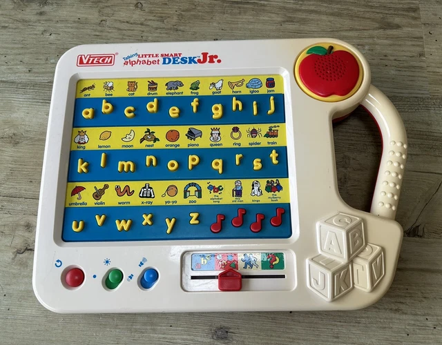 VINTAGE VTECH TALKING Little Smart Alphabet Desk Learning Rare Working ...