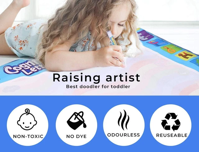 BOPEEP KIDS DRAWING Mat Aqua Doodle Art Craft Kit Painting Writing ...