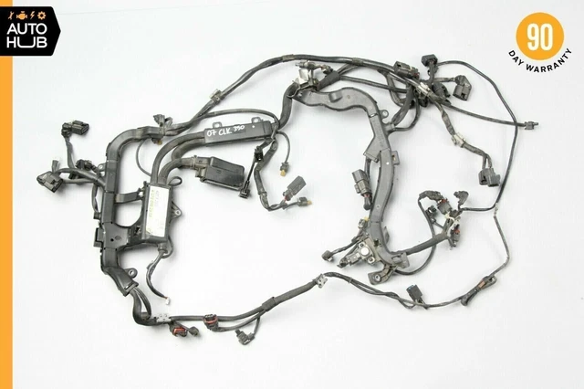 06-09 MERCEDES W209 CLK350 M272 Engine Motor Wiring Wire Harness ...