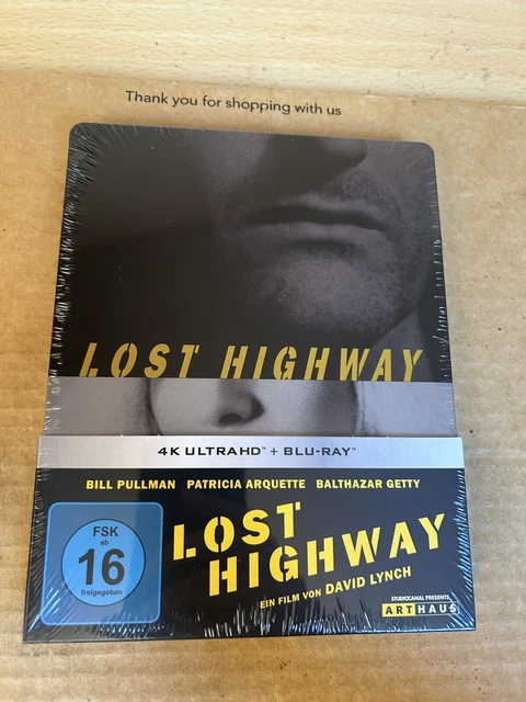 LOST HIGHWAY 4K UHD Blu Ray Steelbook NEW & SEALED Rare David Lynch ...