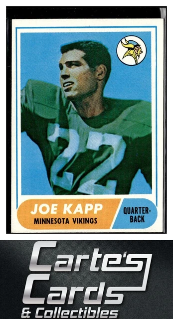 JOE KAPP 1968 Topps #159 recrue Vikings du Minnesota EUR 11,09 ...
