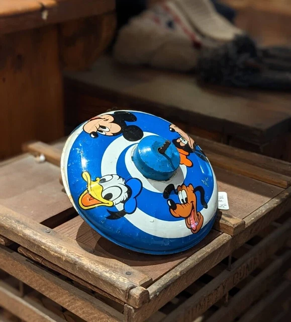 1973 WALT DISNEY Productions Metal Spinning Top Toy $30.00 - PicClick CA