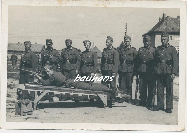 WW2 SOLDIERS WEHRMACHT Shooting Range Photo (Q880) £4.36 - PicClick UK