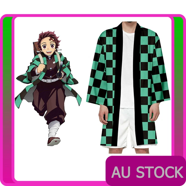 DEMON SLAYER COSPLAY Costume Tanjiro Kamado Giyu Tomioka Robe Kimetsu ...