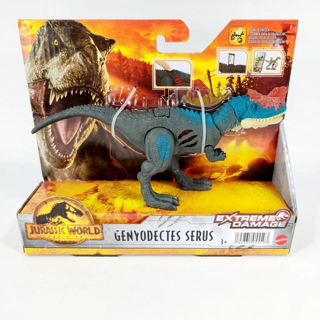 MATTEL JURASSIC WORLD Dominion Extreme Damage Genyodectes Serus ... MATTEL JURASSIC WORLD Dominion Extreme Damage Genyodectes Serus ...