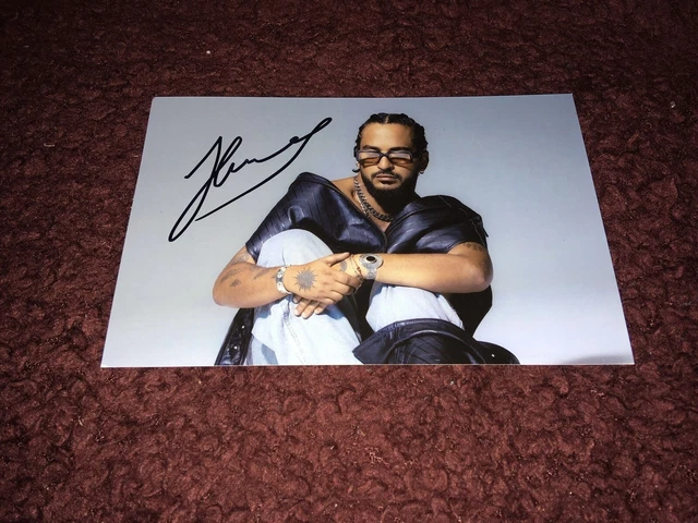 PHOTO DÉDICACÉE AUTOGRAPH Eurovision 2024 France Slimane EUR 10,00 - PicClick FR