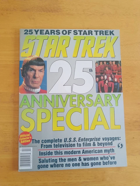 OFFICIAL STAR TREK 25th Anniversary Special Magazine 1991 Gene ...