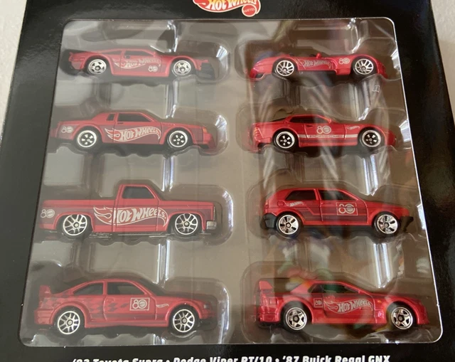 HOT WHEELS SILVER Series Mattel 80th Anniversary Box Set 8 pack *NEW ...