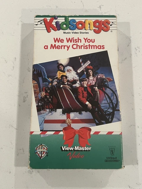 2 KIDSONGS VIEW-MASTER Video VHS Tapes We Wish You A Merry Christmas ...