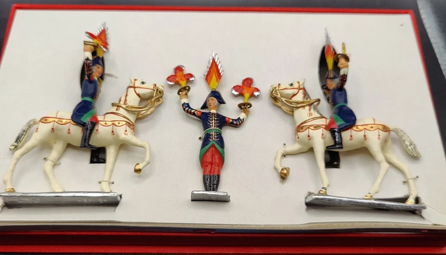 HERMES 150TH ANNIVERSARY Artificiers miniatures, in red box 1987 ...