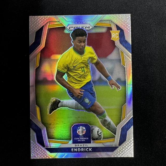 ENDRICK 2024 PANINI Prizm Conmebol Copa America RC Rookie Silver Card ...