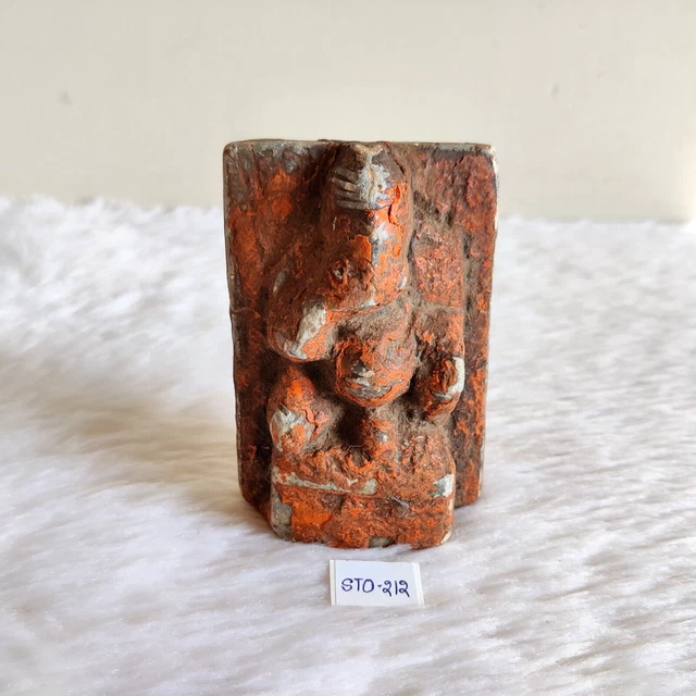 ANTIQUE FAIT LORD Ganesha Pierre Figurine Statue Religieux de ...