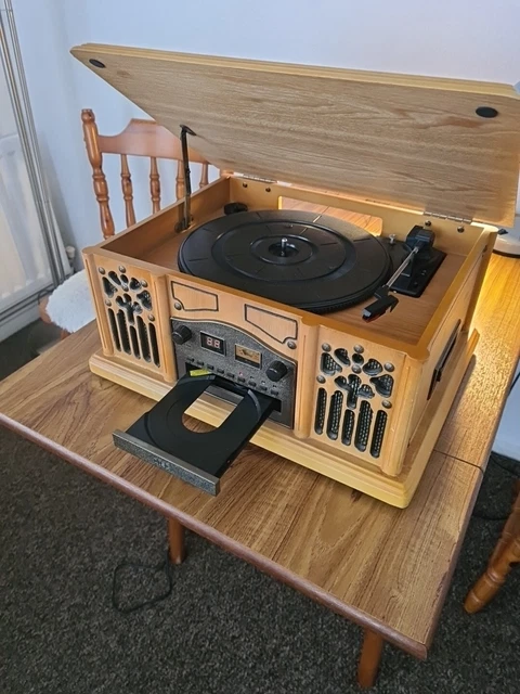 REPRODUCTION VINYL Record Player/Radio/CD Player By PROLECTRIX Class 1 ...