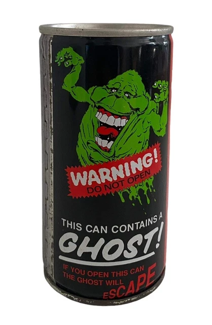 GHOSTBUSTERS COCA COLA Vintage 1989 Coke Ghost in a Can Unopened Empty ...