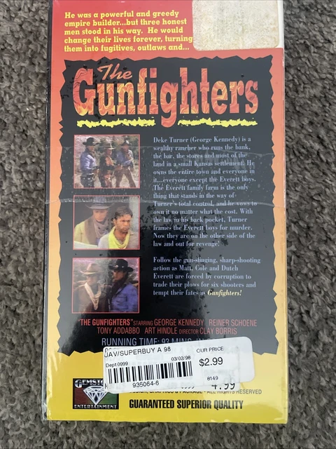NEW FACTORY SEALED The Gunfighters Vhs Movie £6.31 - PicClick UK