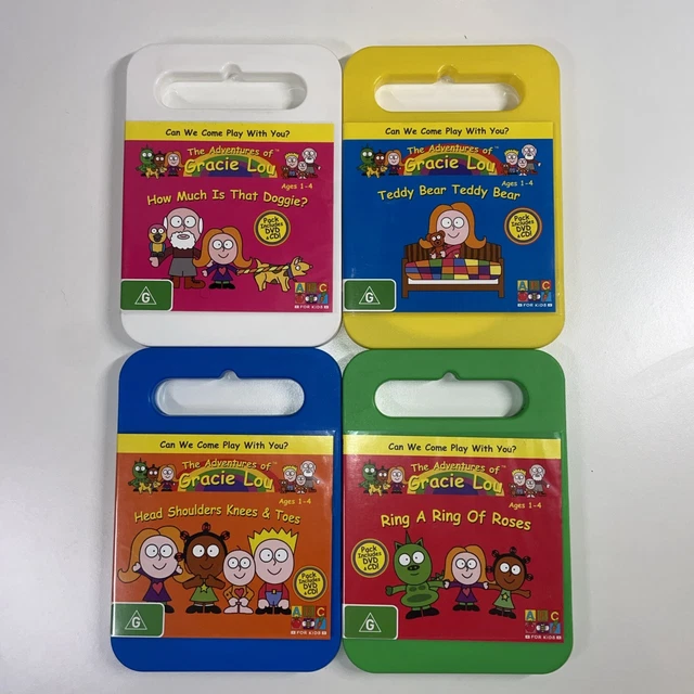 THE ADVENTURES OF Gracie Lou 4 DVD/CD Bundle – New - Free Shipping $39. ...
