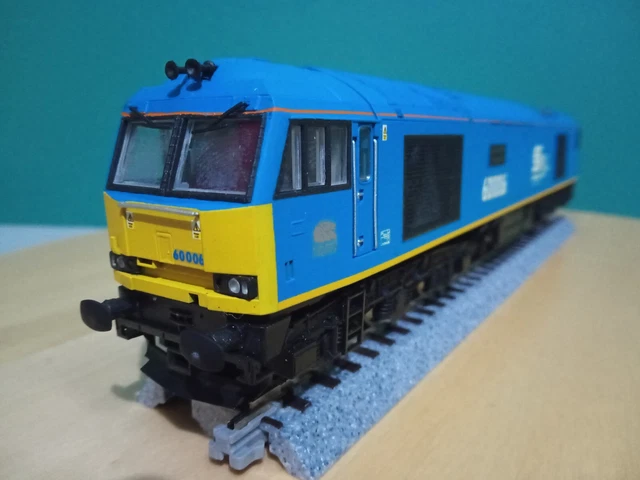 HORNBY CLASS 60 British Steel/EWS 60006 Diesel Locomotive OO Gauge Used ...
