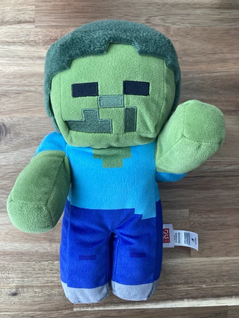 MINECRAFT MOJANG MATTEL Zombie Steve Plush Soft Teddy 20cm £5.00 ...