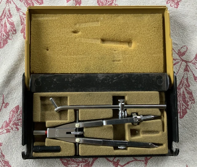 ROTRING COMPASS TECHNICAL Drawing Set In Case £30.00 - PicClick UK