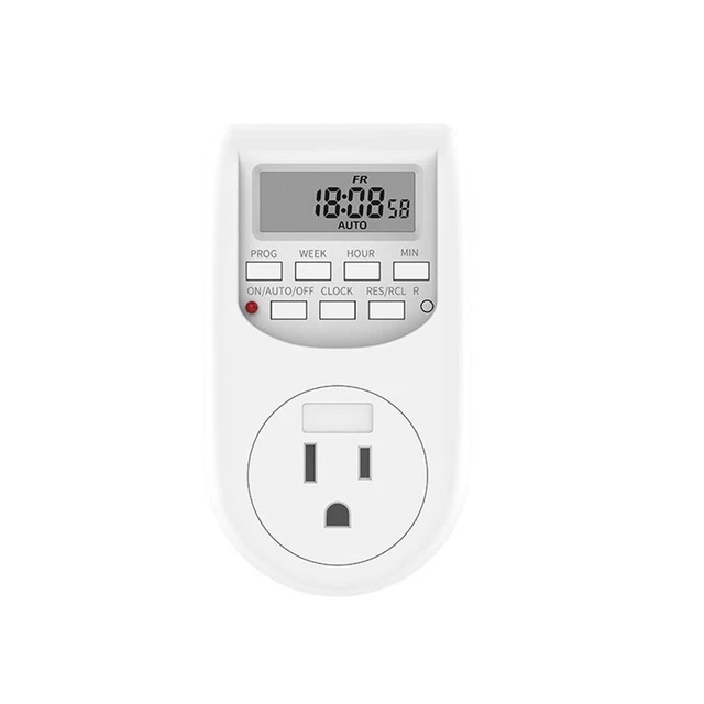 Socket Timer Plug Switch Compatibility Controlling Led Indicator