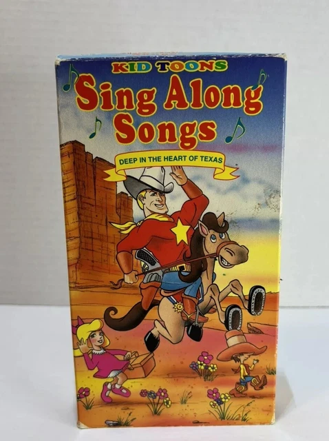 KID TOONS SING Along Songs Deep In The Heart Of Texas (1992,VHS) £3.73 ...