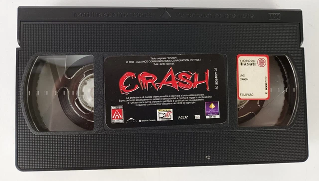 CRASH 1996 VHS Italien Rosanna Arquette James Spader Holly Hunter ...