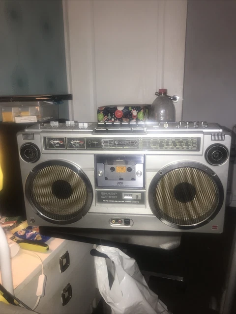 SHARP GF-9191 VINTAGE Classic Boombox / Ghetto Blaster PROBLEM WITH ...