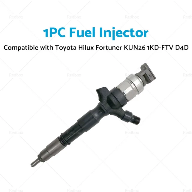 DIESEL FUEL INJECTOR Suitable for Toyota Hilux Fortuner KUN26 1KD-FTV ...
