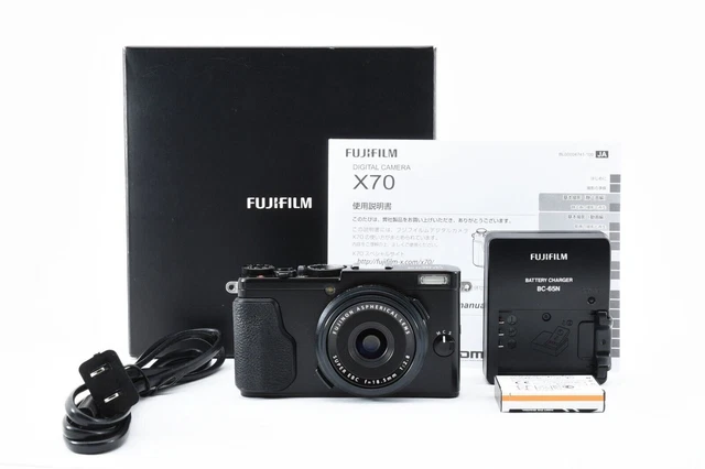 *MINT IN BOX* Fujifilm Fuji X70 16.3MP Compact Digital Camera Black ...