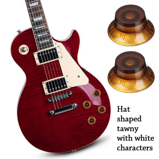 ELECTRIC GUITAR SPEED Control Hat Shape Knob Bass Tuning Switch For Les ...