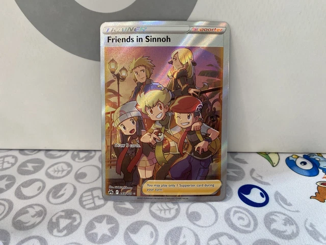 POKÉMON TCG - Friends in Sinnoh (Full Art) Crown Zenith 149/159 - Ultra ...