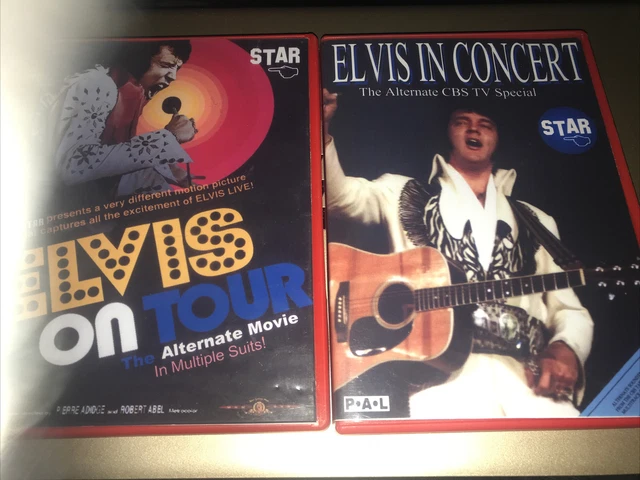 ELVIS PRESLEY DVDS Elvis On Tour Alternate Movie & Elvis In Concert ...