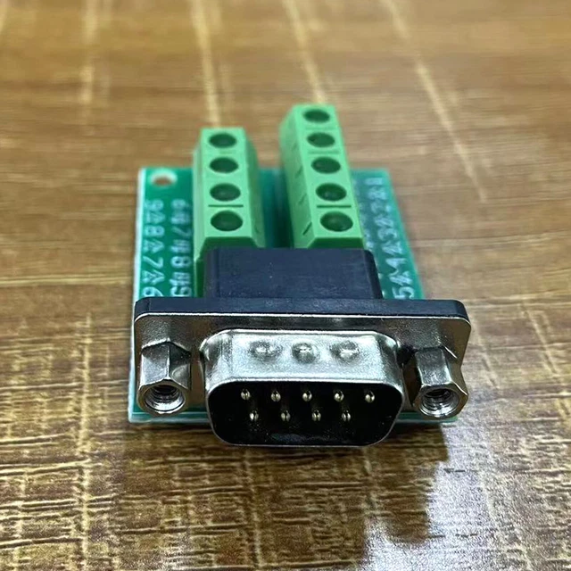 DB9 MALE ADAPTER Signals Terminal Module RS232 Serial to Terminal DB9 ...