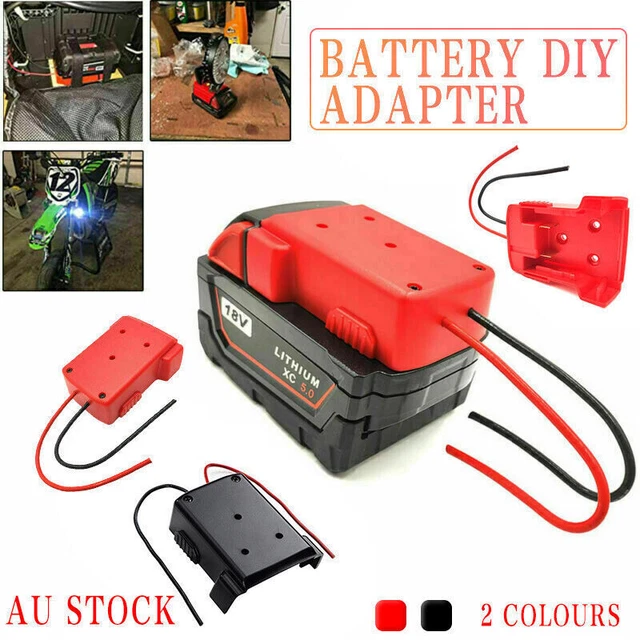DIY FOR MILWAUKEE M18 XC 18V DIY Project Battery Adapter/BASE Power 2 Wirings AU $13.75 ...