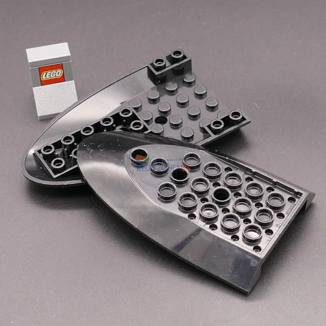 *4603189 LEGO® FUSOLIERA aereo, pavimento, 6x10, nero, #87611, 2 pezzi ...