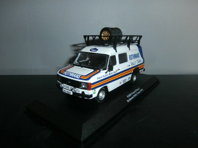 ASSISTANCE RALLYE FORD TRANSIT PHASE II ROTHMANS RALLY TEAM 1/43e EUR ...
