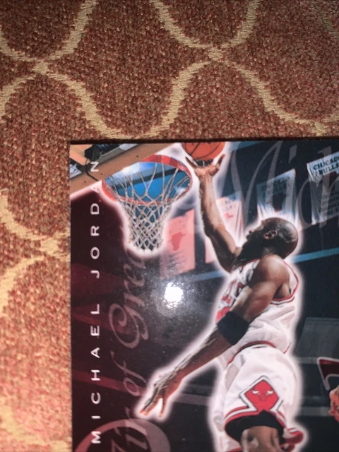 CARTE DE LA Cour Michael Jordan 1999-00 Pont Supérieur Air De Grandeur ...
