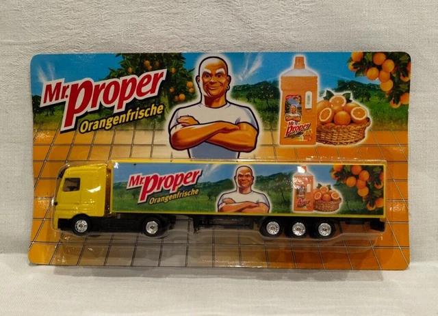 SAMMLERSTÜCK WERBE LKW Truck Modell OVP neuwertig Mr. Propper ...
