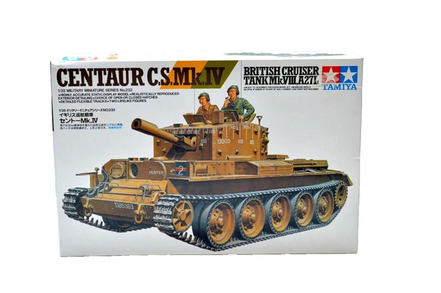 TAMIYA 35232 CENTAUR Cs Mk. Iv Tank 1/35 $86.45 - PicClick AU