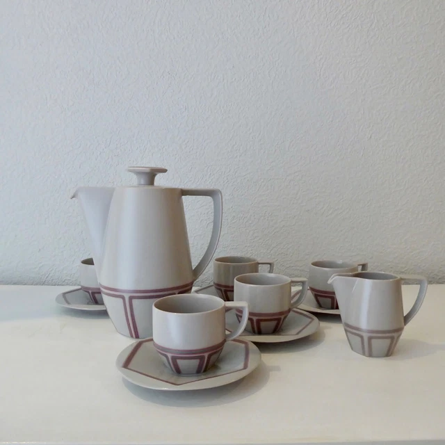 ROSENTHAL STUDIO LINIE Service Favo Linea Elsa Fischer-Treyden Kanne ...