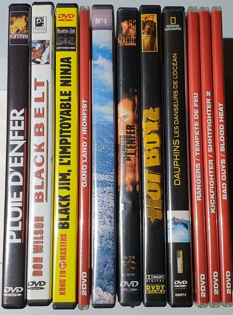 DVD FILMS LOT de 45 films Action Karaté Aventure EUR 25,00 - PicClick FR
