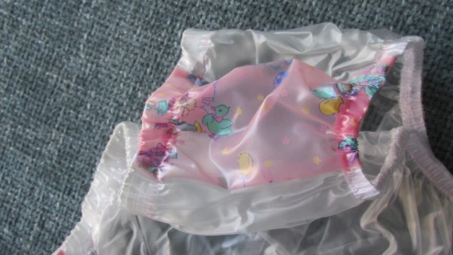 PVC U LIKE material Knickers Sissy Plastic Underwear CLEAR £18.28 ...