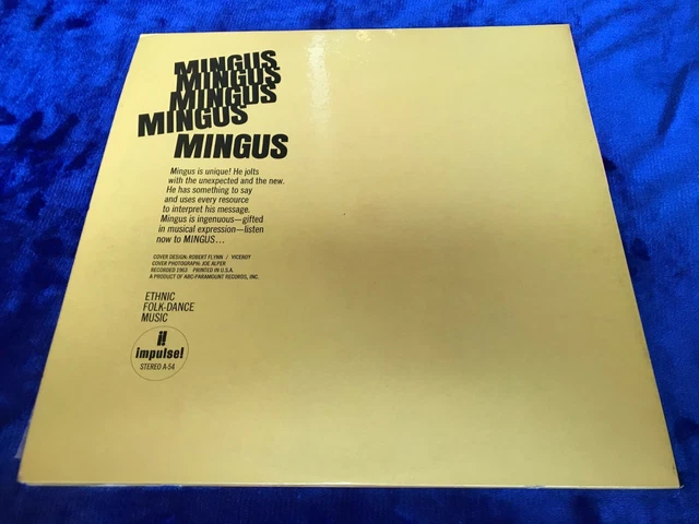 CHARLES MINGUS - Mingus mingus mingus LP 1964 - GERMANY Post Bop MEGA ...